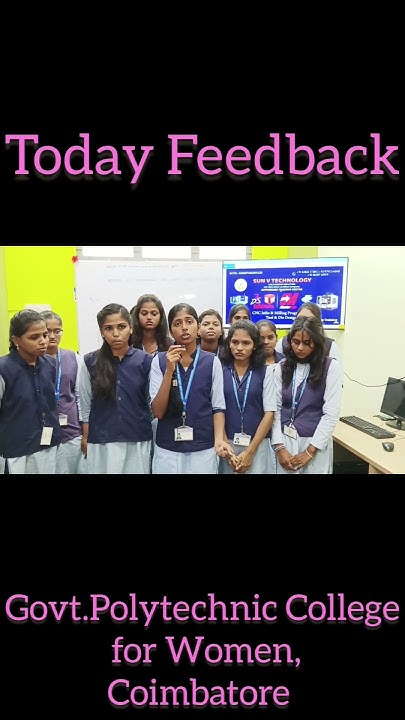 Govt.Polytechnic College For Women ,Coimbatore Students Feedback#cnc #mastercam #vmc # - YouTube