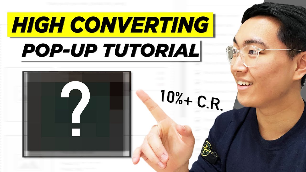 How To Create A High Converting Pop Up Form For Ecommerce Stores 2021 YouTube How To Create A High Converting Pop Up Form For Ecommerce Stores 2021 YouTube