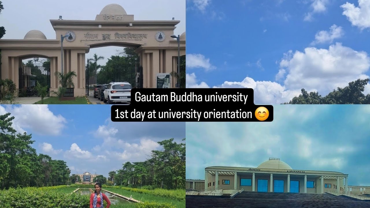 First day at GBU university, orientation program - YouTube