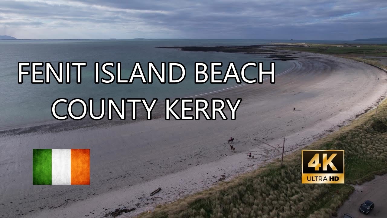Fenit Island Beach, County Kerry, Ireland - 4K DJI Air2S Drone Footage ...