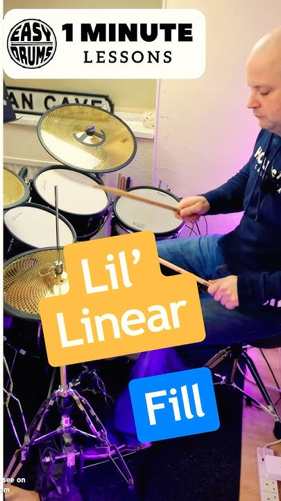 1 MINUTE DRUM LESSON: Another Linear fill - YouTube