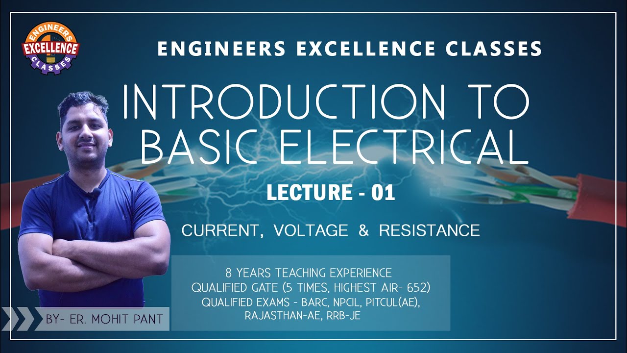 Introduction to Basic Electrical Engineering || (Lecture-1) || Current ...