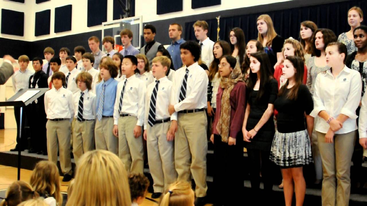 Academy Choir - Thanksgiving Assembley - YouTube