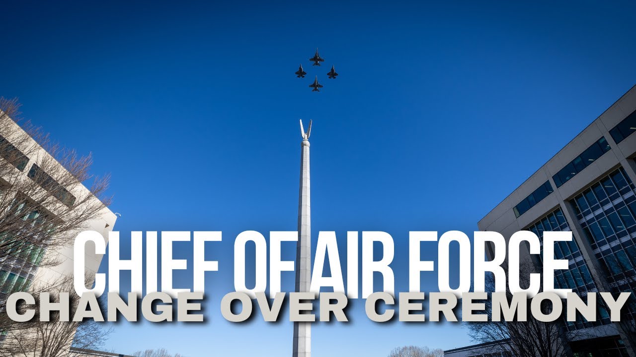 ADF | Chief of Air Force Change Over Ceremony - YouTube