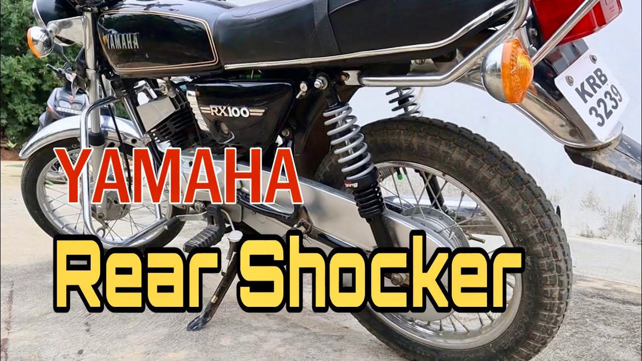 Yamaha RX 100 Rear Shocker Upgrade. - YouTube