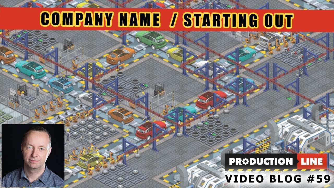Production Line Game: Dev blog #59 (Company name & starting-out) - YouTube
