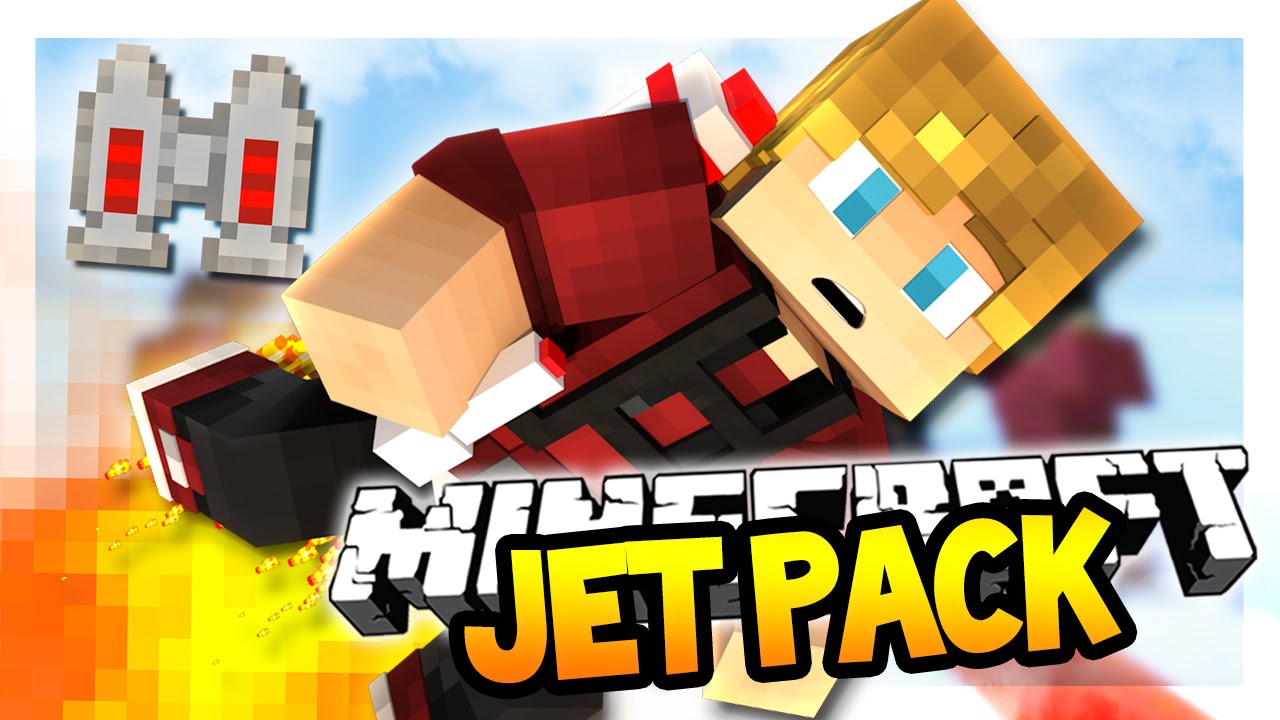 JETPACKS IN MINECRAFT?! | Jetpack Dude Parkour Map (Minecraft Custom ...