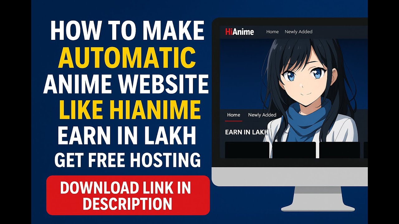 How to make automatic anime website | Fully Functional Automatic Anime ...