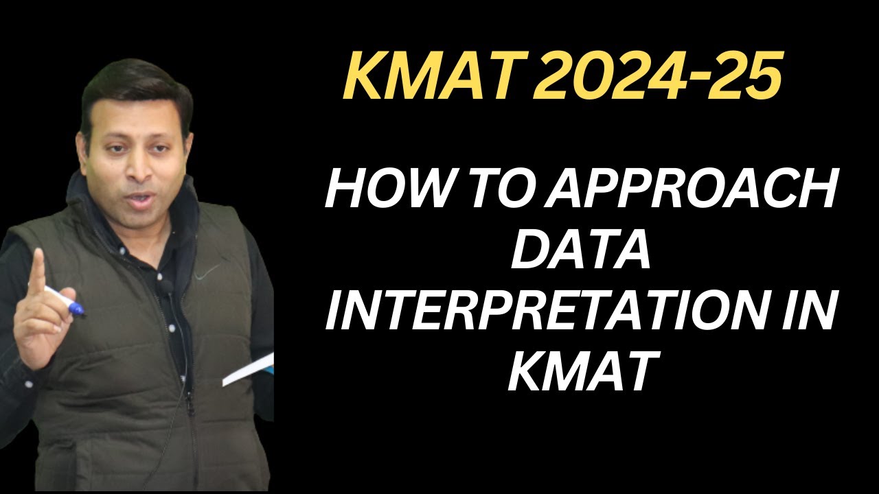 How to Approach Data Interpretation in KMAT - YouTube