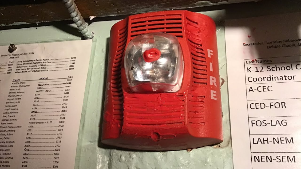 SCIENCE ROOM FIRE ALARM TEST!!!!!!!!!!! - YouTube