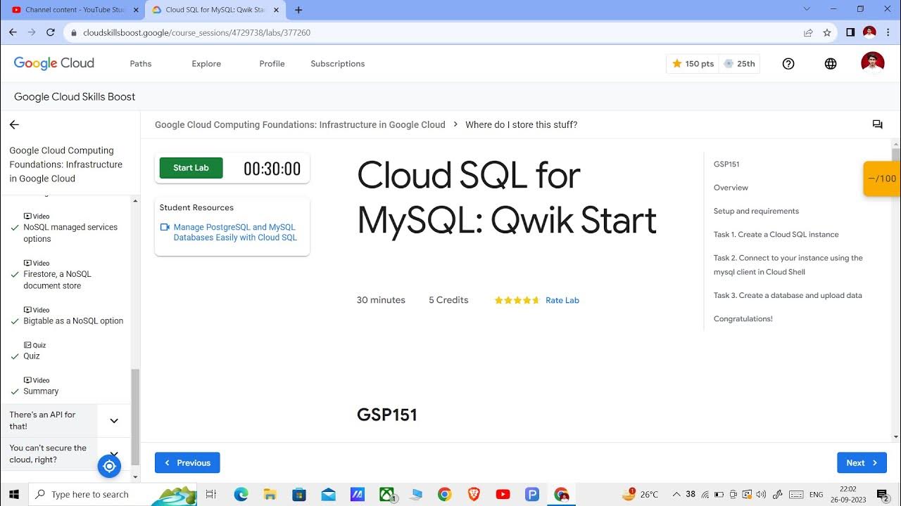 Cloud SQL for MySQL: Qwik Start - YouTube