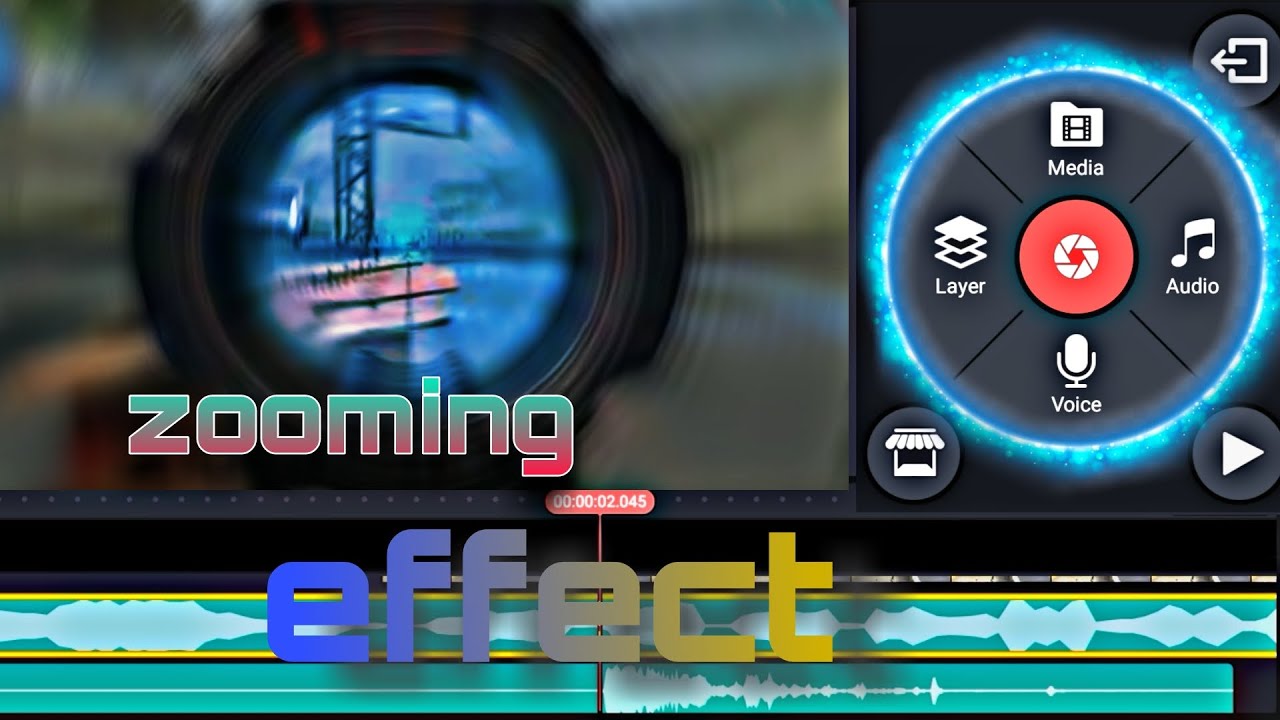 Kinemaster zooming effect tutorial | Kinemaster video editing zoom in ...