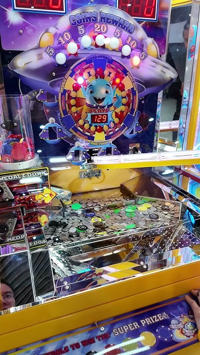 COINS REWARD | Spin your luck and strike gold#fun #arcadegamemachine #fortuner - YouTube