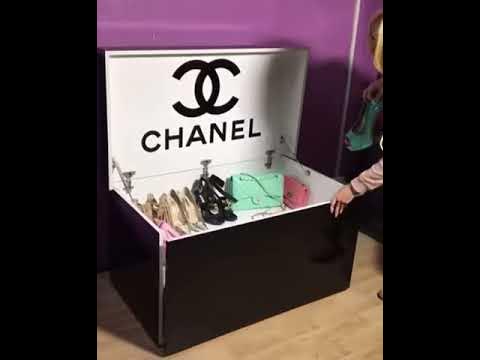 Бокс для обуви шанель - YouTube