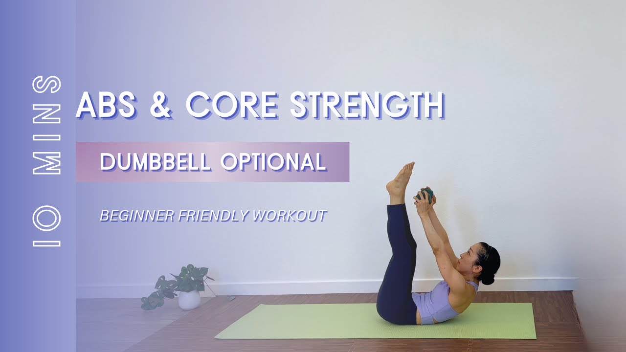 10 MIN Everyday Abs + Core Workout ||Dumbbell Optional - YouTube