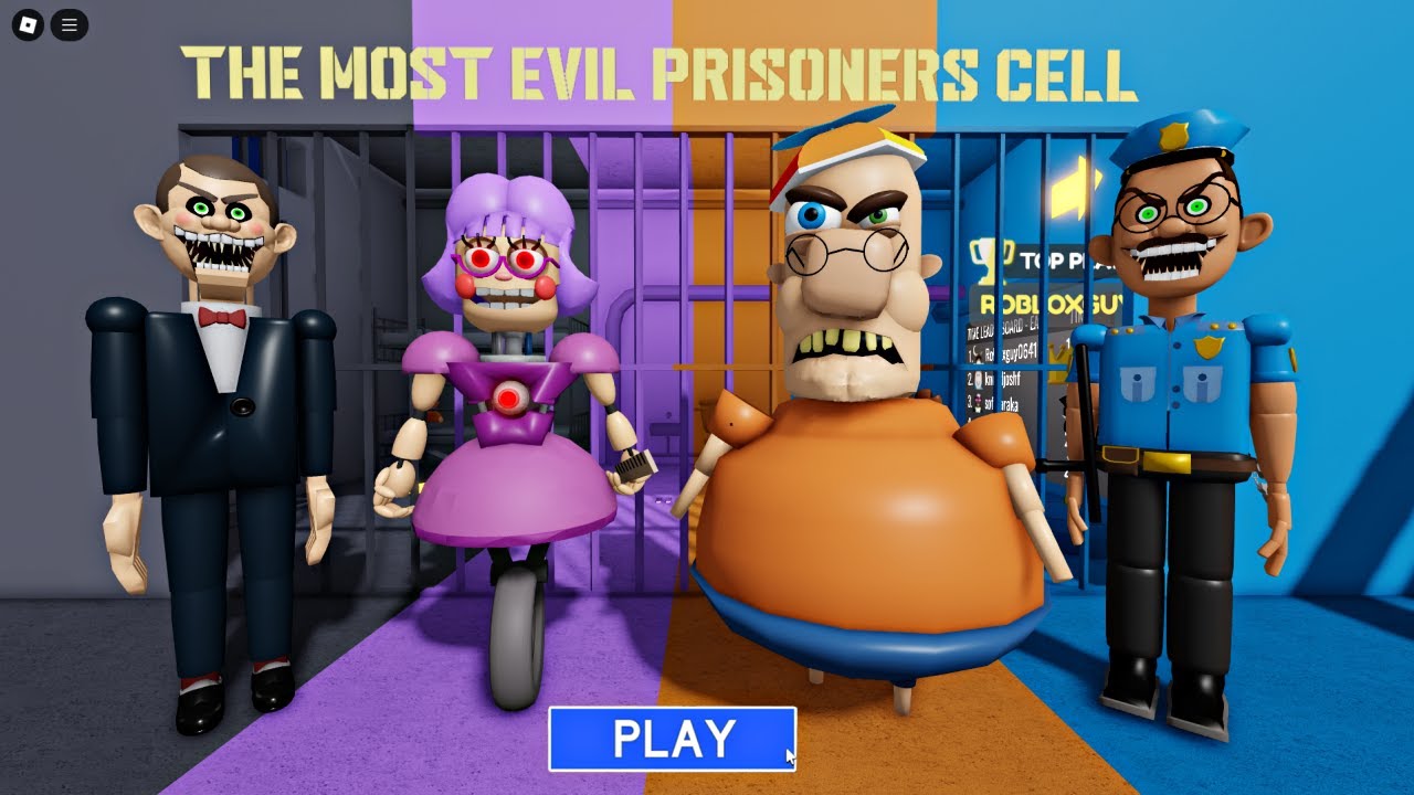MR FUNNY Vs MISS ANI-TRON Vs POLICE COP Vs MR. SPRINKLES ? SCARY OBBY # ...