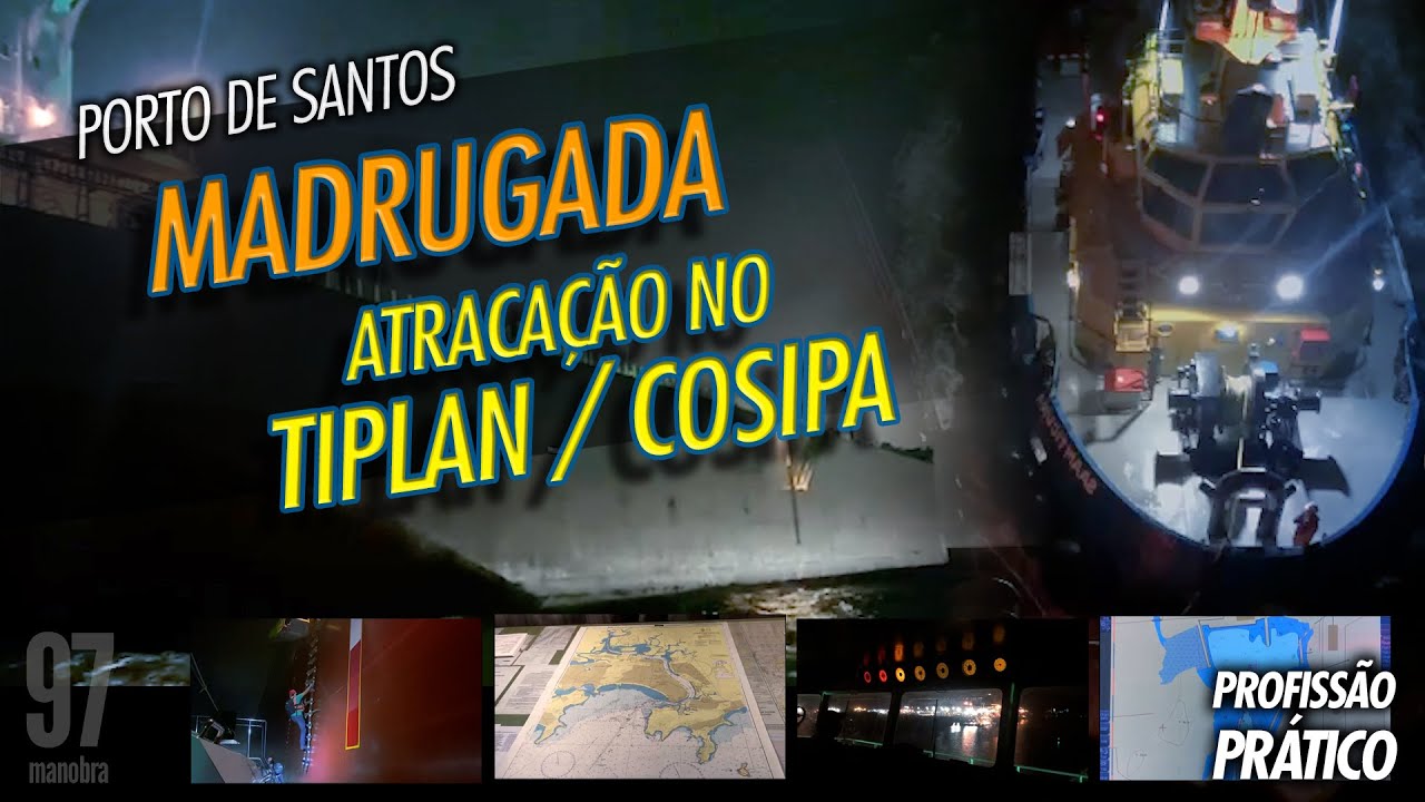 PORTO SANTOS - ATRACAÇÃO TIPLAN - COSIPA - YouTube