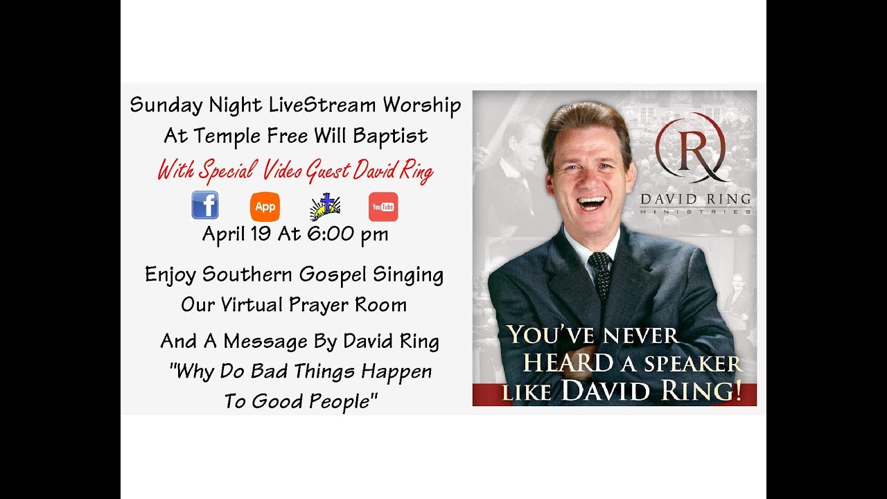 Sunday Evening Worship With David Ring - YouTube