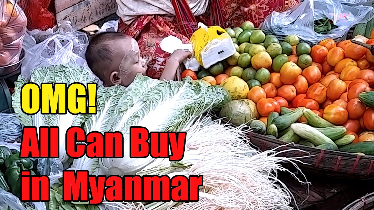 Street Open Market Near Me in Yangon Myanmar - YouTube