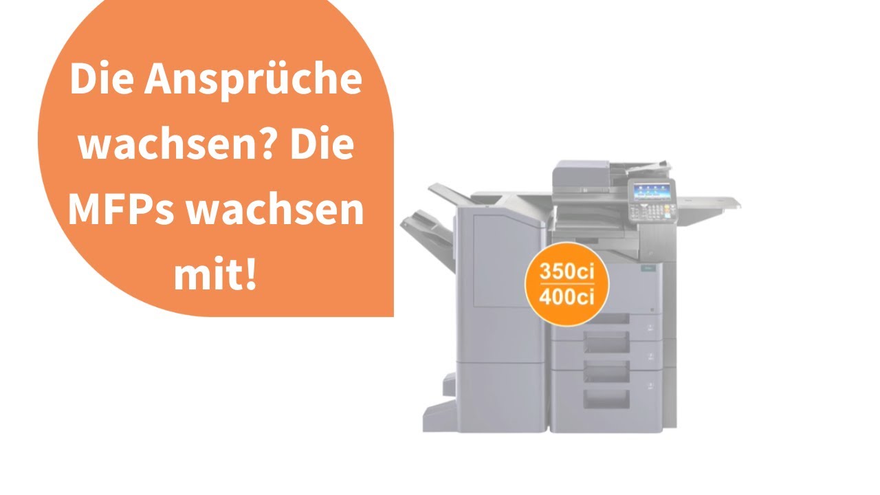 TA Triumph-Adler | Produktvorstellung 300ci 350ci 400ci deutsch - YouTube