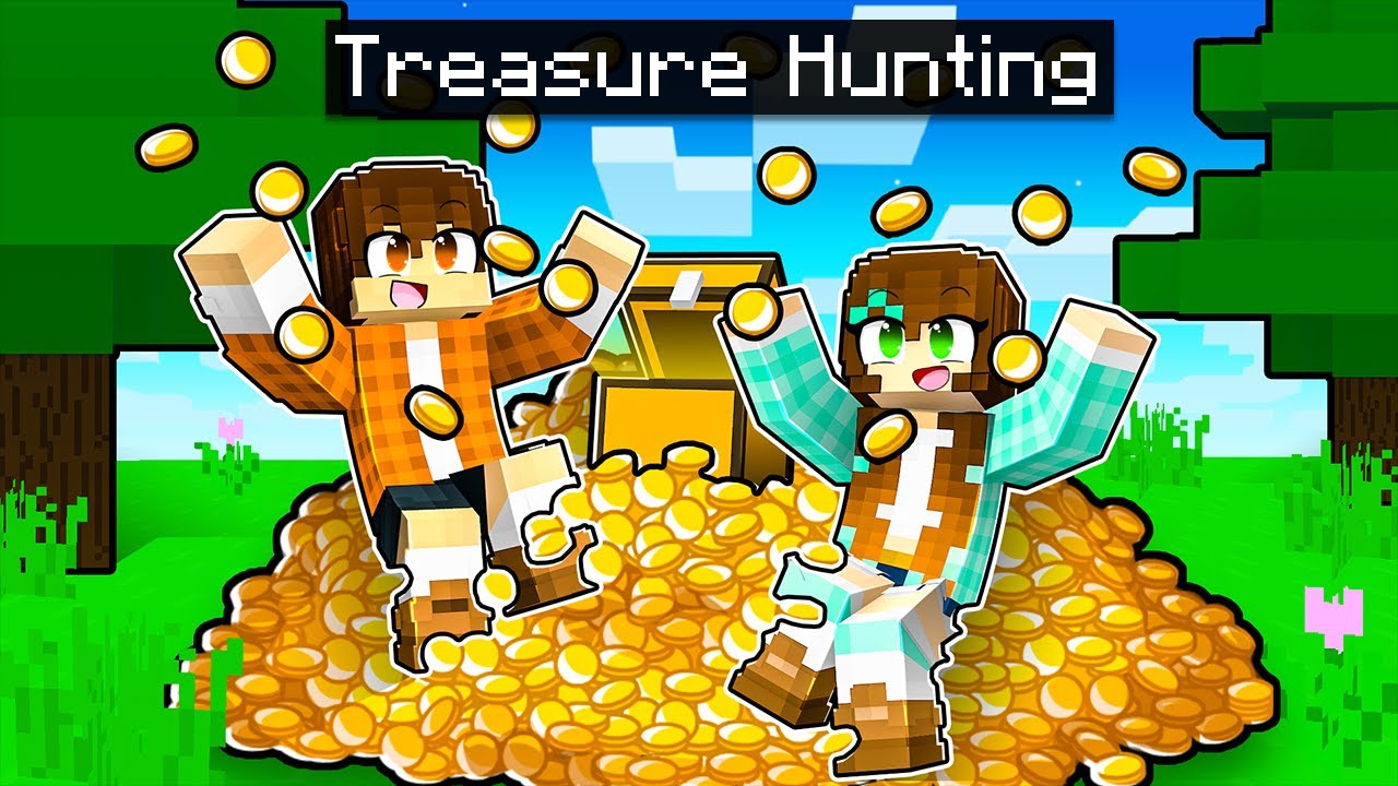 HUNTING for SECRET TREASURE in Minecraft - YouTube