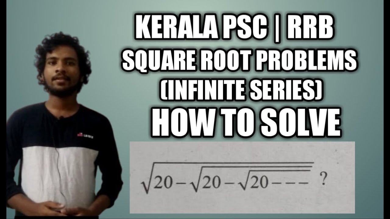 KERALA PSC | MATHS - SQUARE ROOT OF INFINITE SERIES | SHORTCUT TRICK ...