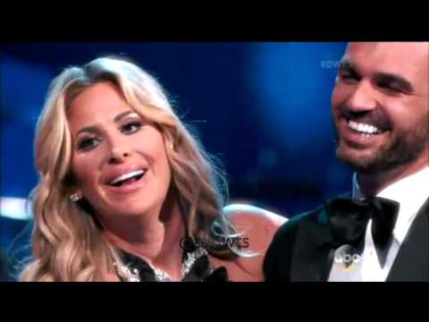 dwts: kim and tony week 2 quickstep - YouTube