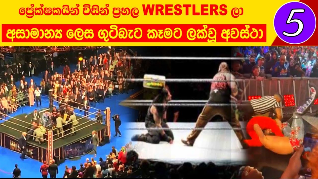 Wwe top 5 wrestlers who attacked by fans unusually | Roman reigns ...