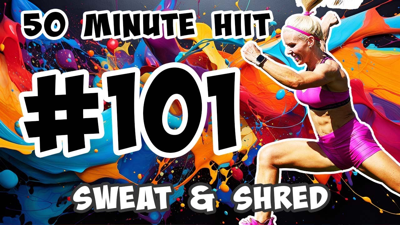 50 MINUTE HIIT AND STRENGTH WORKOUT | High Impact Cardio | Weights ...