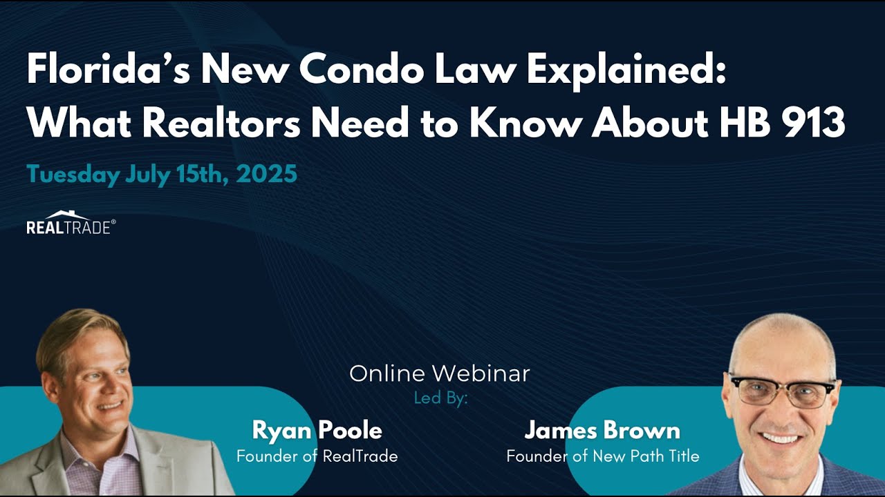 Florida’s New Condo Law Explained: What Realtors Need to Know About HB ...