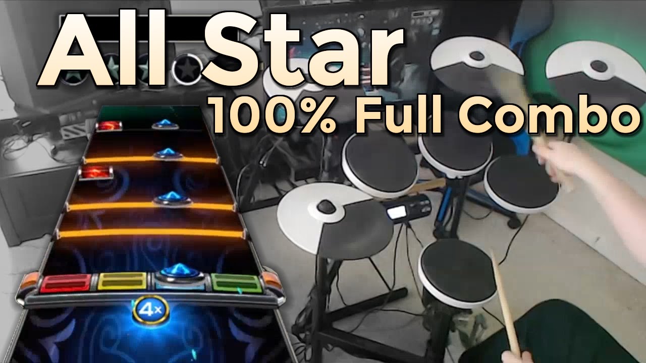 Smash Mouth - All Star 100% FC (Expert Pro Drums RB4) - YouTube