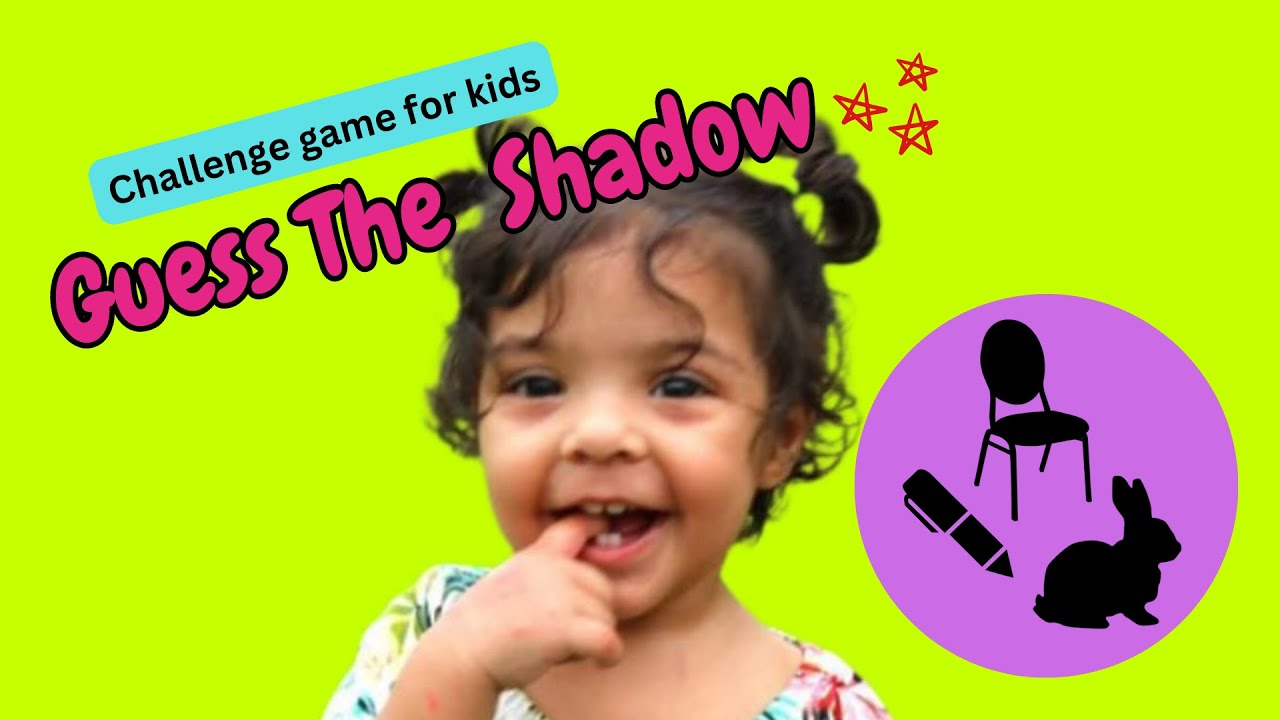 #4 Can You Guess The Silhouette? | Fun Shadow Game For Kids ...