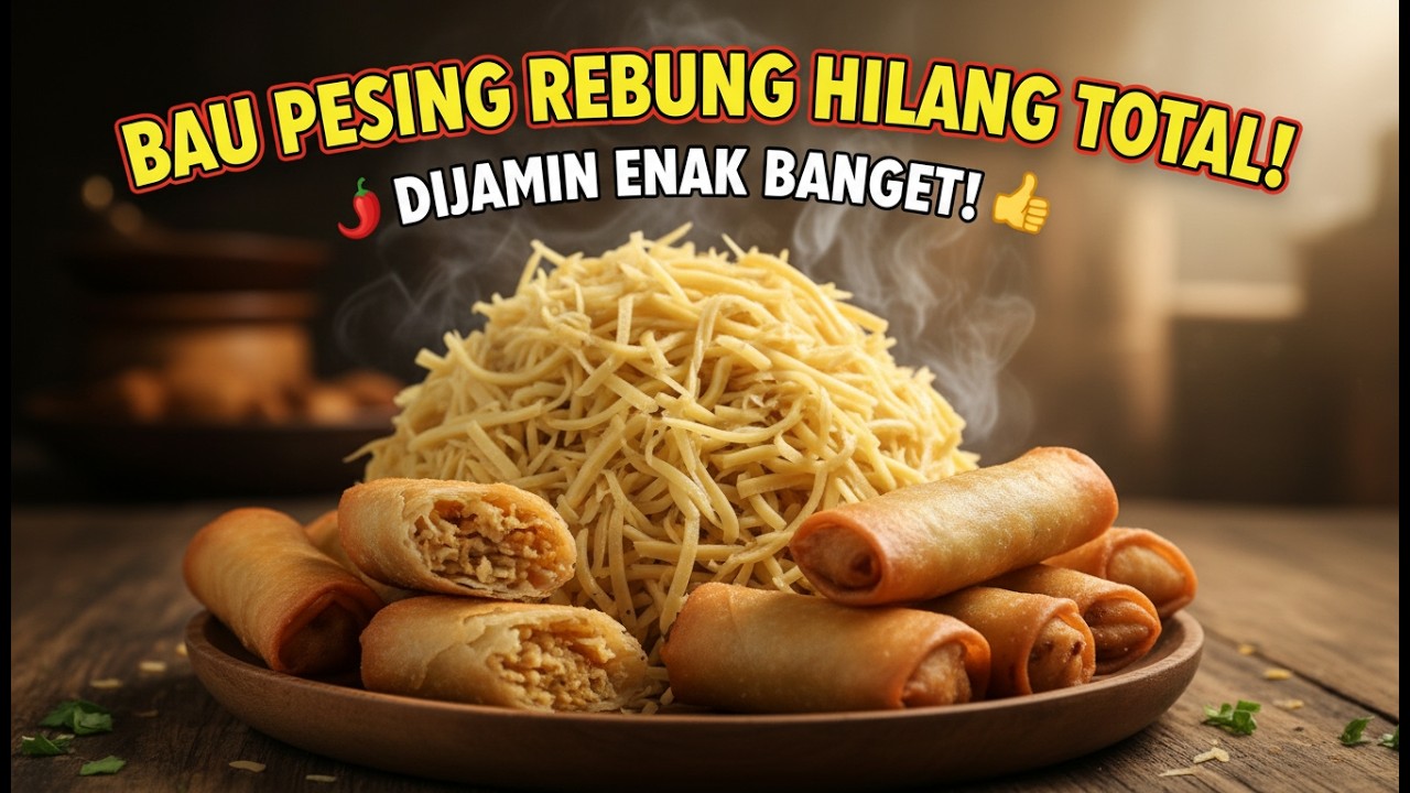 TIPS MENGHILANGKAN BAU PESING REBUNG DAN LEBIH ENAK UNTUK DIMASAK - YouTube