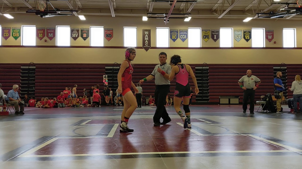 Sarah Callender Sisters on the Mat Conflict For Charity Duals - YouTube