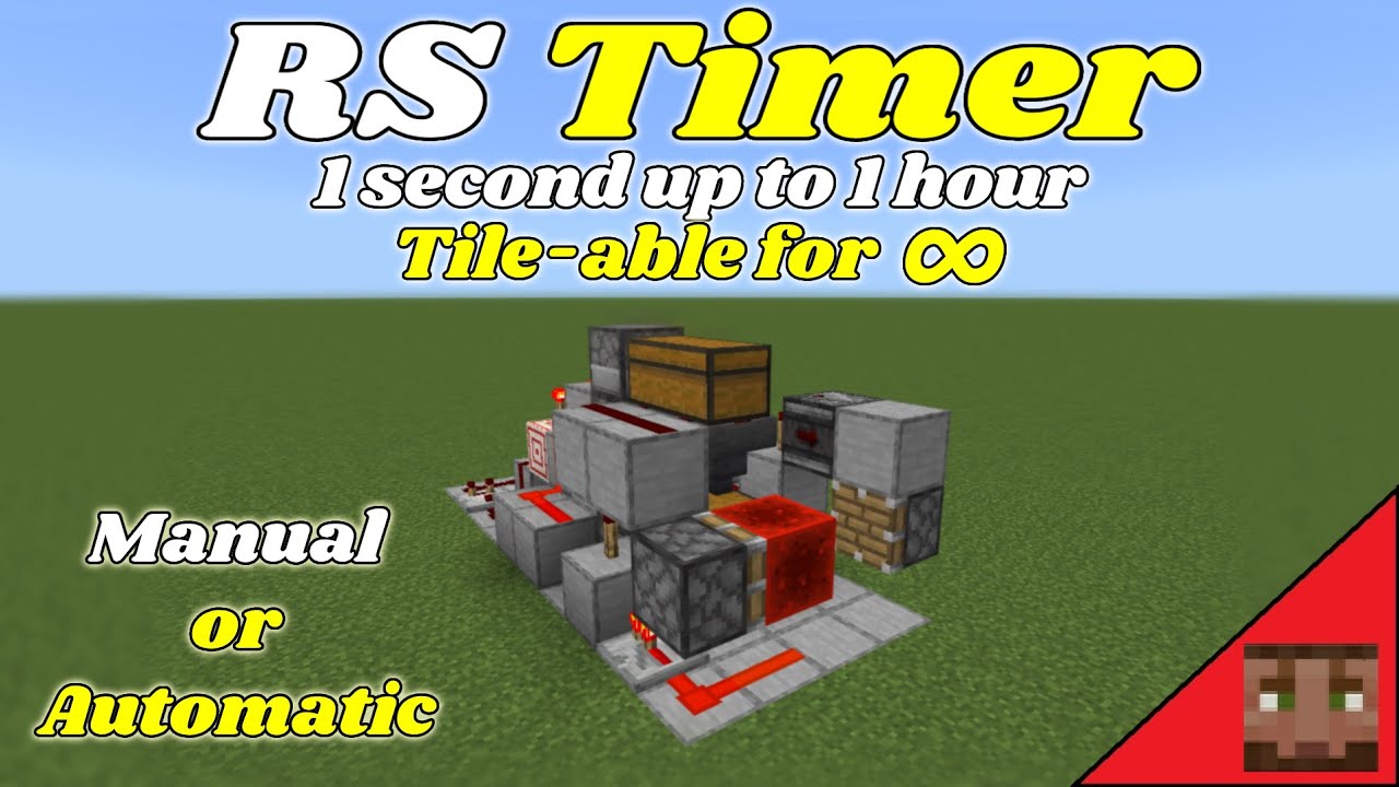 Introducing the RS Timer! Range: 1 second up to 1 hour! (Tile-able to ...