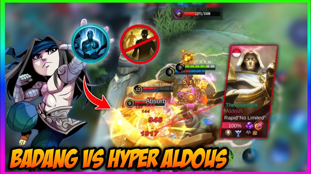 BADANG VS ALDOUS HYPER SPELL "PETRIFY"??? | BADANG GAMEPLAY - MLBB ...