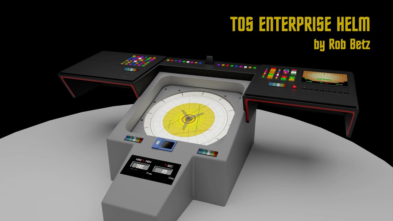 U.S.S. Enterprise (TOS) Helm Completed - YouTube