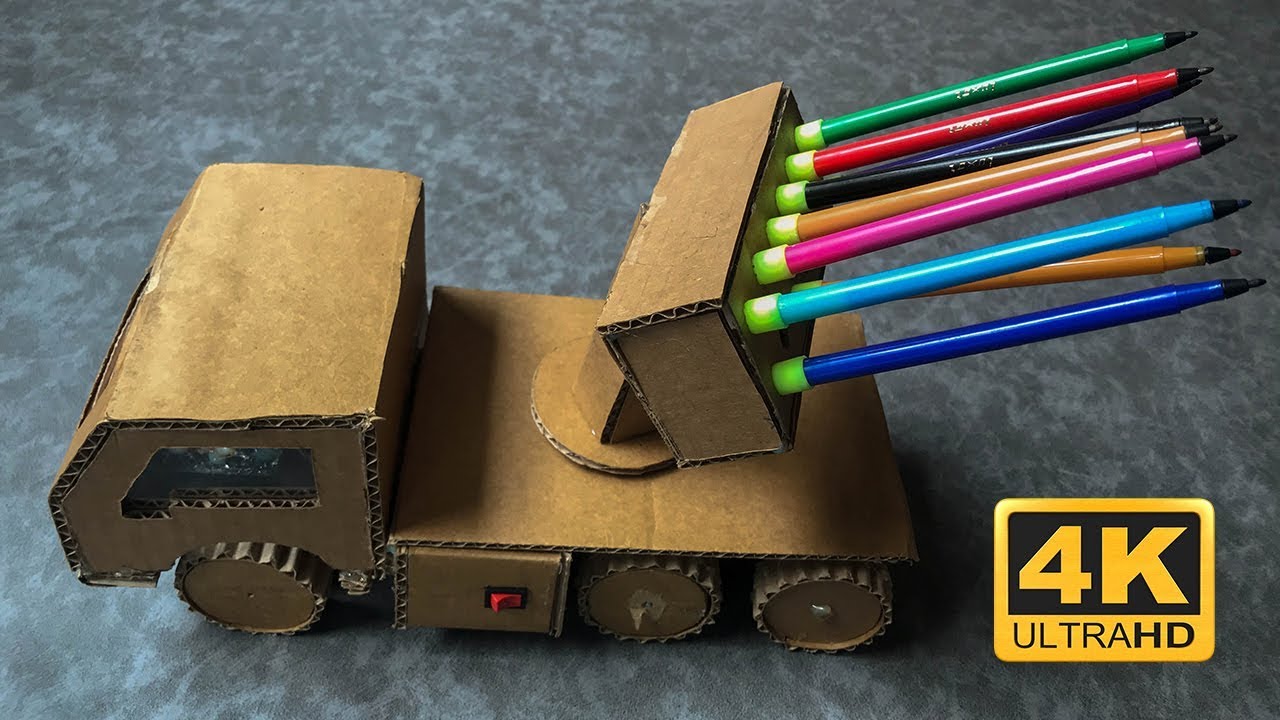 How To Make RC Rocket Missile Launcher Truck Toy - YouTube