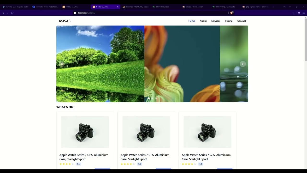 Make Website easily using PHP, Tailwind and Flowbite | Part 7 - YouTube