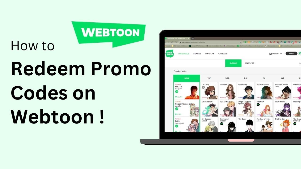 How To Redeem Promo Codes In WEBTOON | WEBTOON Promo Codes ! - YouTube