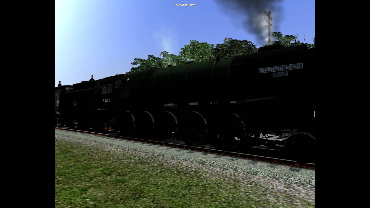 Railworks Evening Star Departing Midford - YouTube