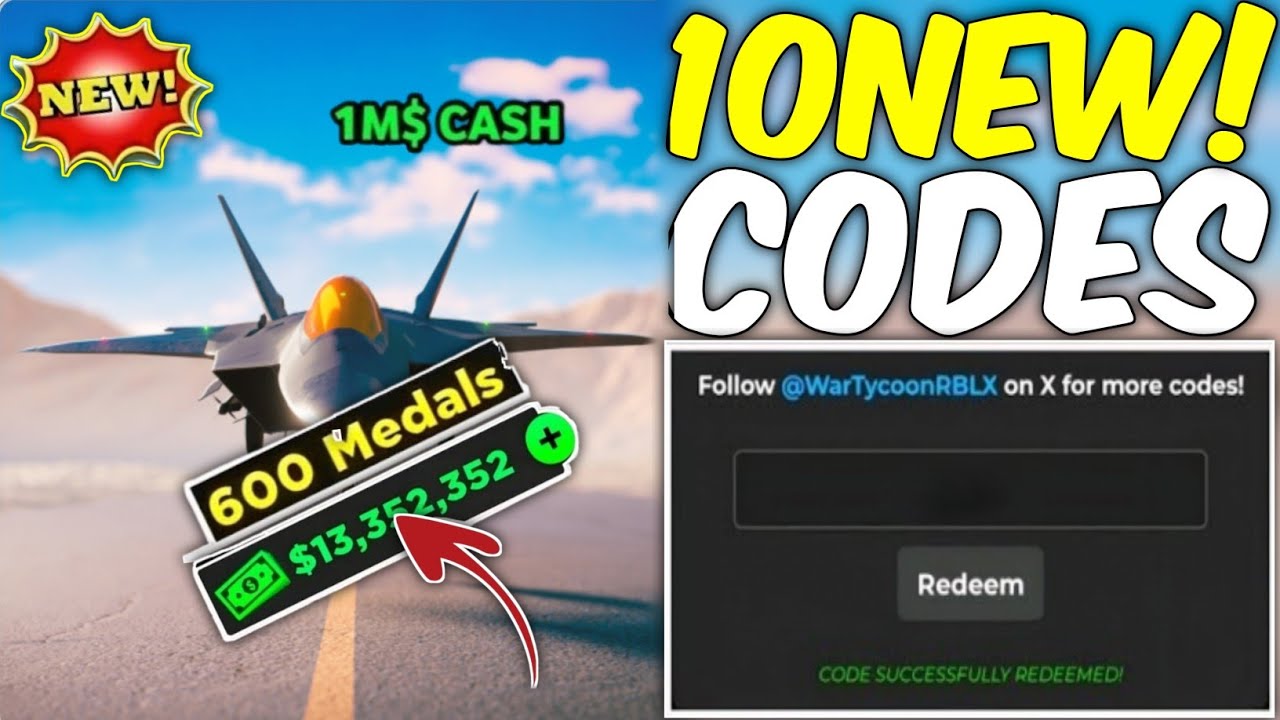 ⚠️ACTIVE!! 💫CODES ⚠️ALL WORKING CODES FOR WAR TYCOON IN 2024 | ROBLOX ...