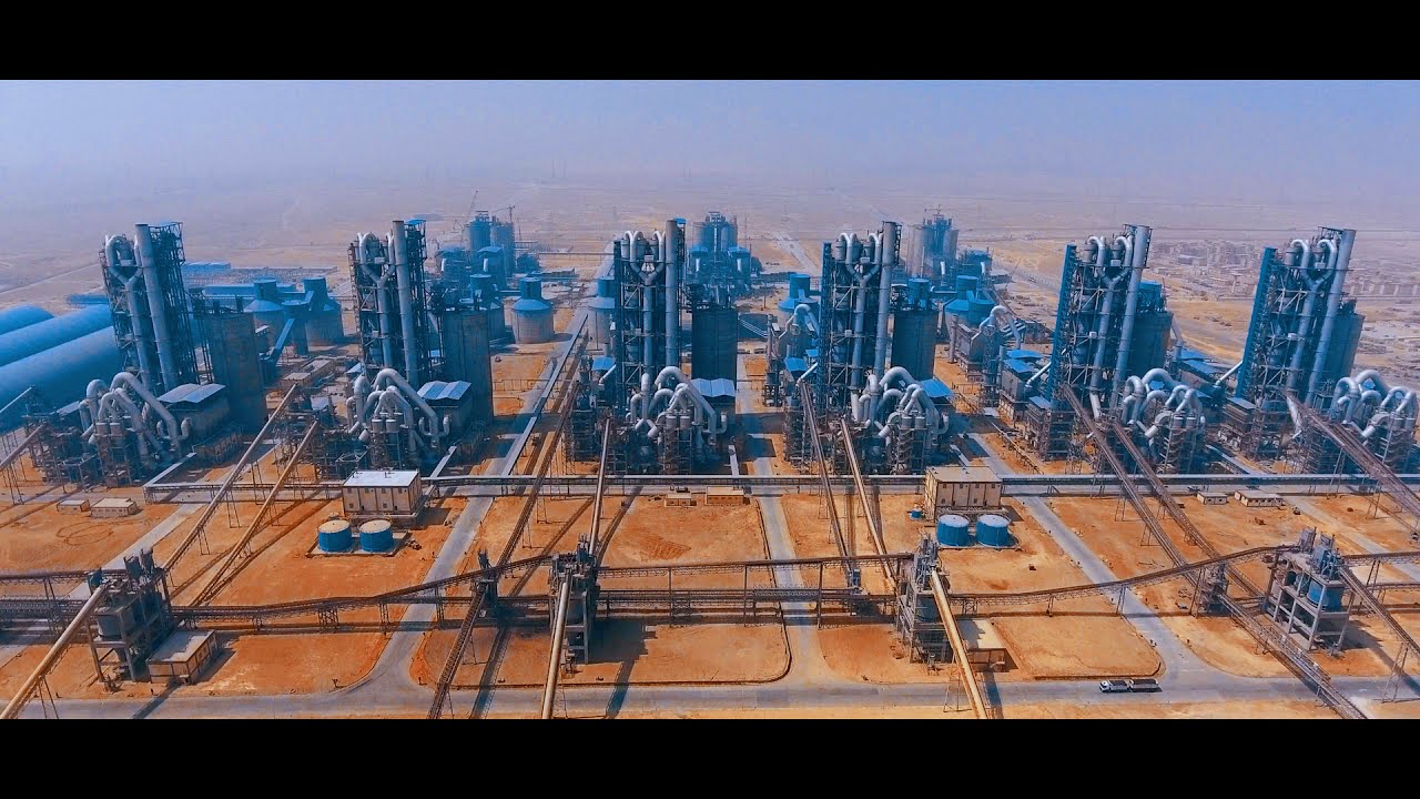 مجمع مصانع الشركة الوطنية للاسمنت ببني سويف اكبر مصنع اسمنت في العالم Youtube