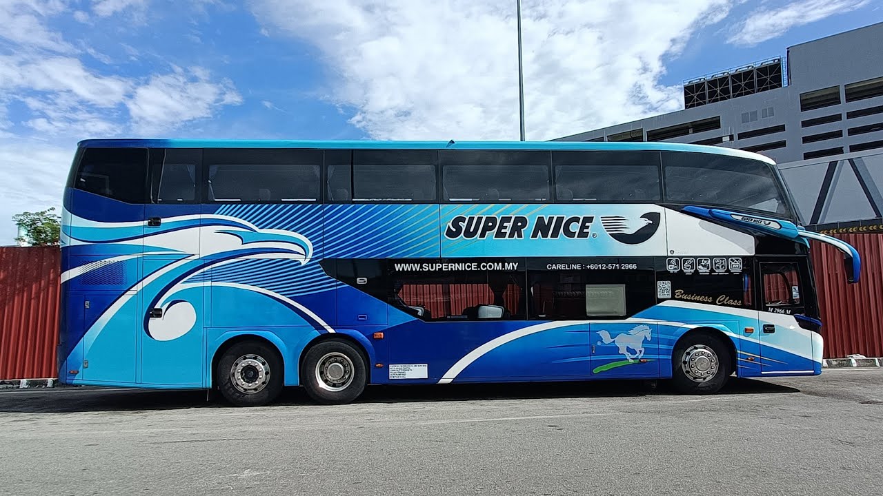 FIRST TMS7D (DOUBLE DECKER) ON THE ROAD, SUPER NICE EXPRESS - SCANIA ...