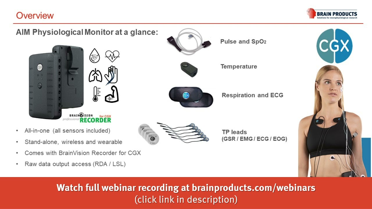 Webinar Recording: CGX AIM Physiological Monitor (Teaser) - YouTube