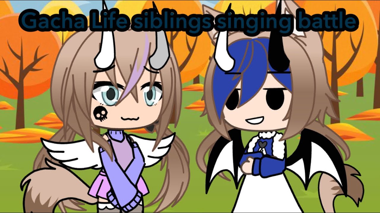 Gacha Life siblings singing battle - YouTube
