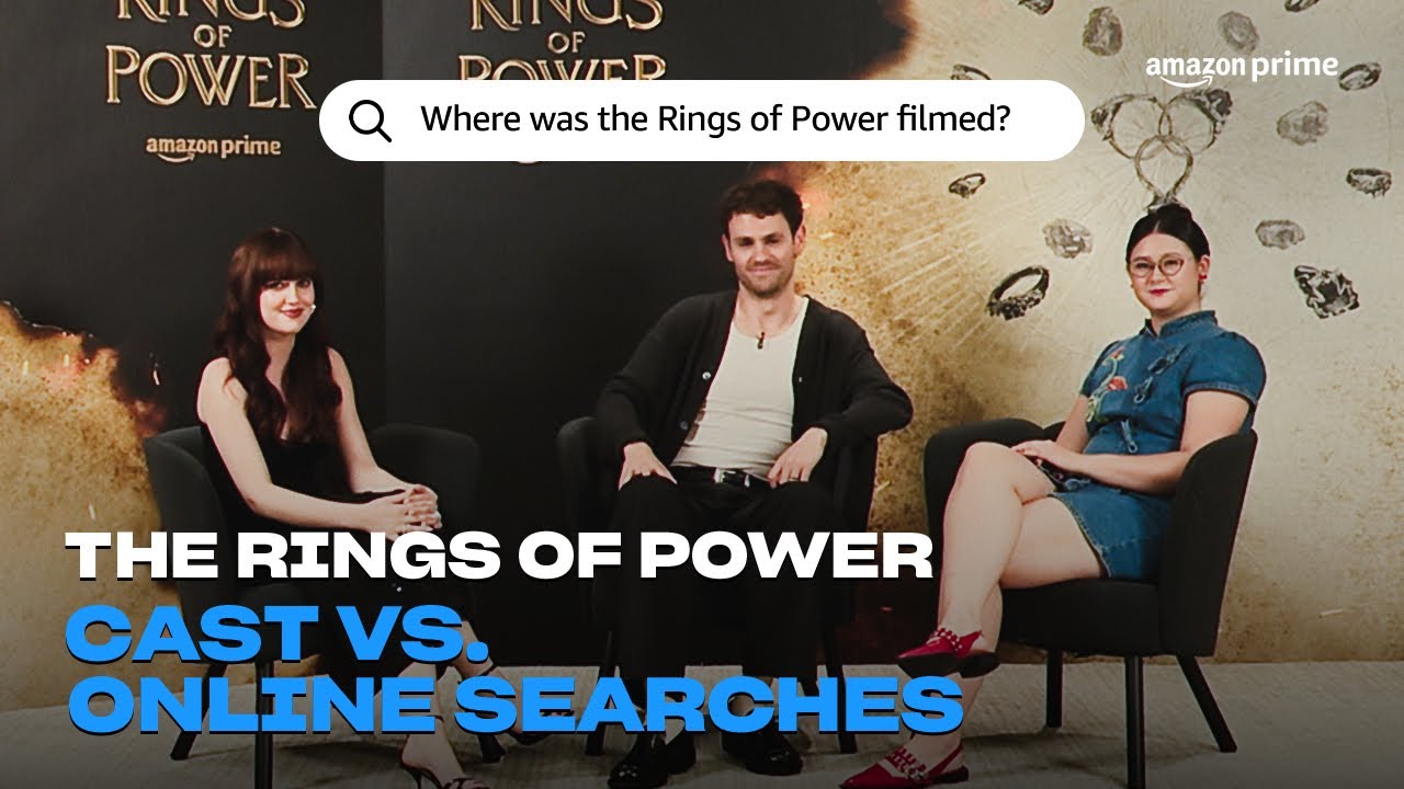 The Rings of Power | Cast Vs. Online Searches | Amazon Prime - YouTube