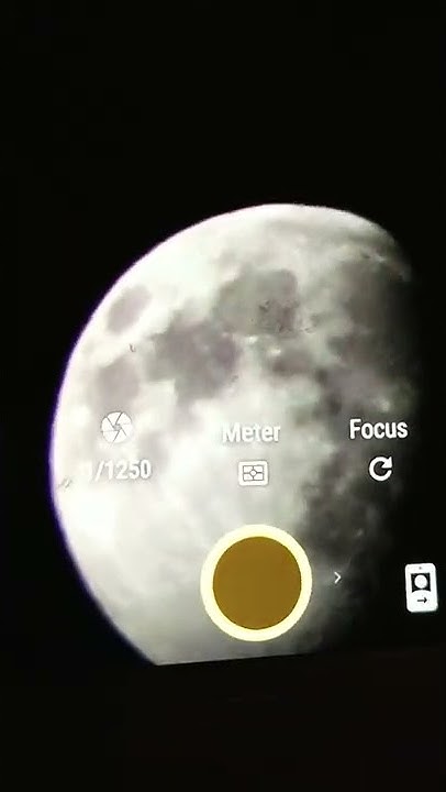 Moon with Telescope Meade ETX80 At Tc With Smartphone Samsung galaxy S7 2022-03-13 20.47Pm - YouTube