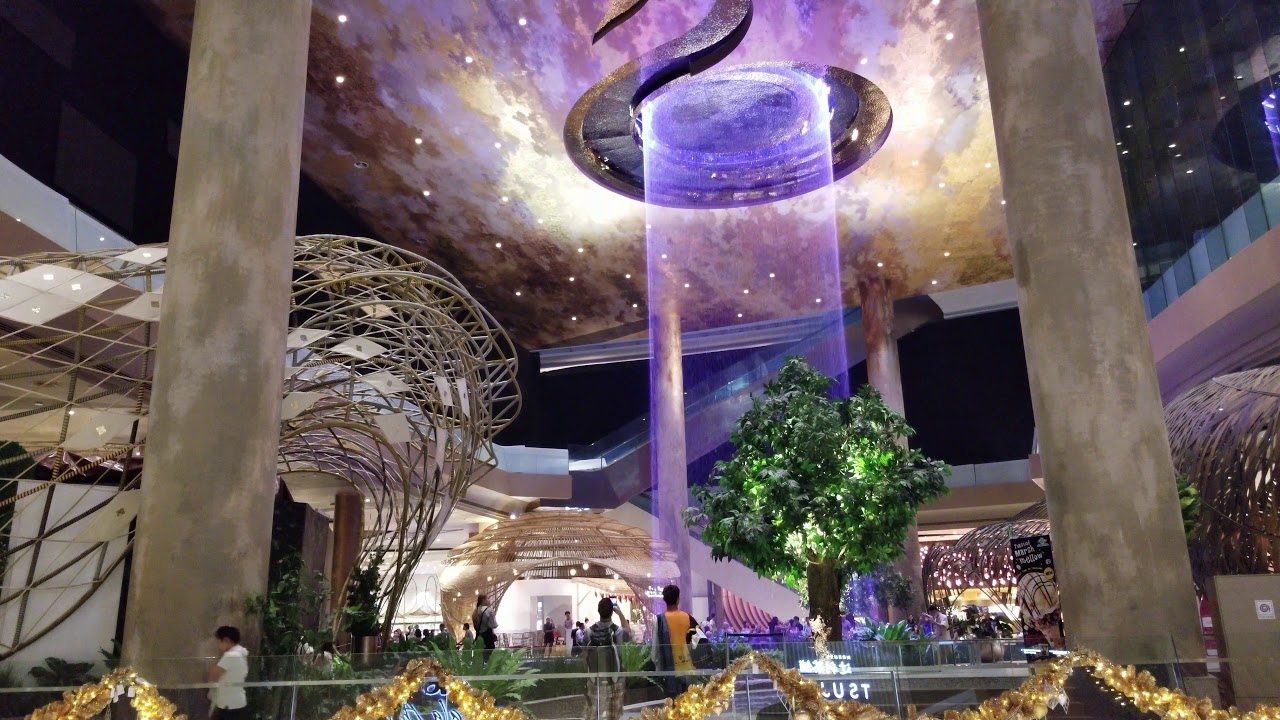 Waterfall 4K footage at Iconsiam in front of ICON CINECONIC - FULL SHOW ...