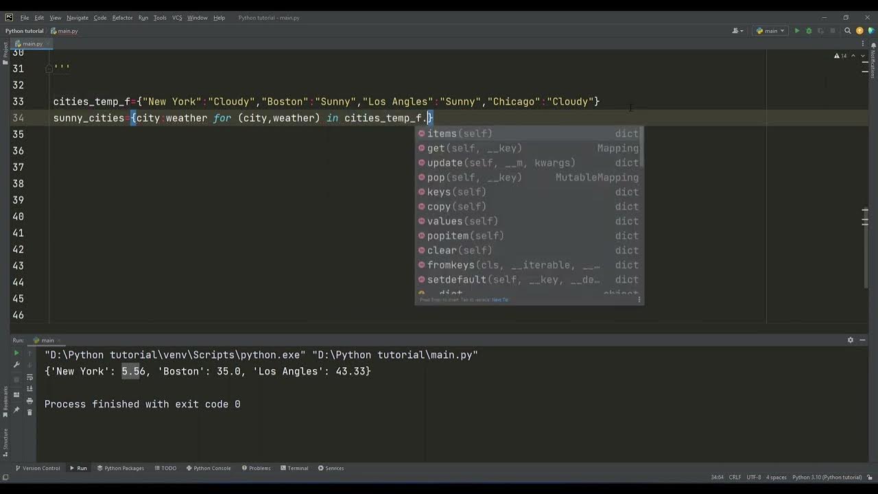 53- Python Collection Data Structure: Dictionary Comprehension - YouTube
